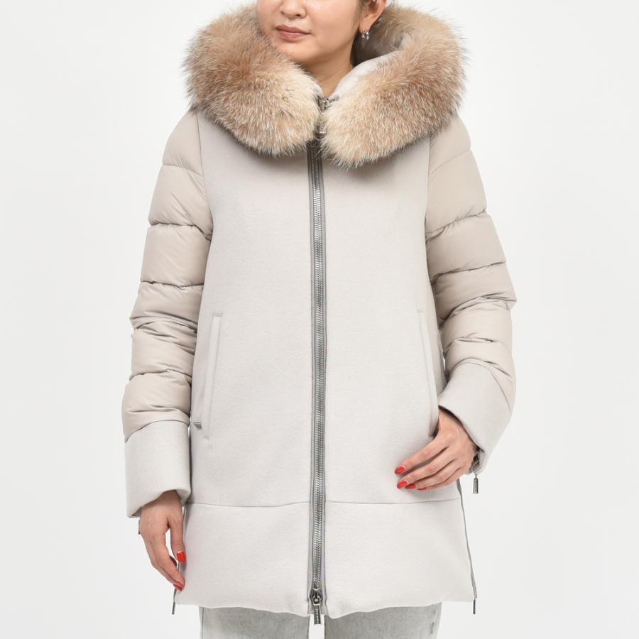 MooRERムーレー 338-92112 FRESIA ウールカシミアダウンコート 24142000052 : biglietta - 通販 ...