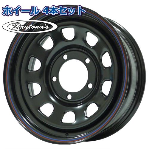 ホイール4本セット DAYTONA'S デイトナ ブラック 16インチ 6.0J 5穴139.7 ジムニーシエラ :01-2337MS-TR413-4S:タイヤ ホイール ビックラック ...