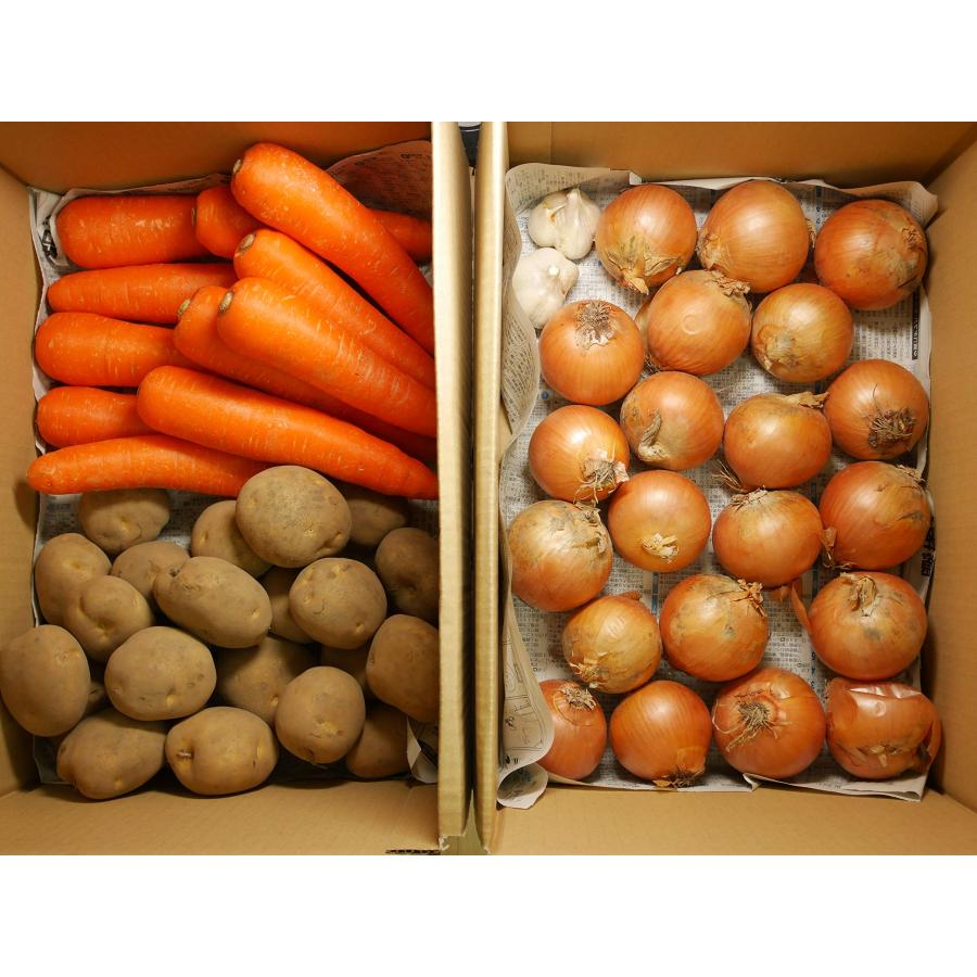野菜セット10kg 国産 常備野菜 にんじん3kg+玉ねぎ4kg+じゃがいも3kg+にんにく2玉 : ビッグマロン - 通販 - Yahoo!ショッピング