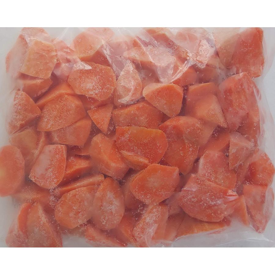 乱切り にんじん IQF 10kg（500g×20P） 業務用 冷凍 : ビッグマロン - 通販 - Yahoo!ショッピング