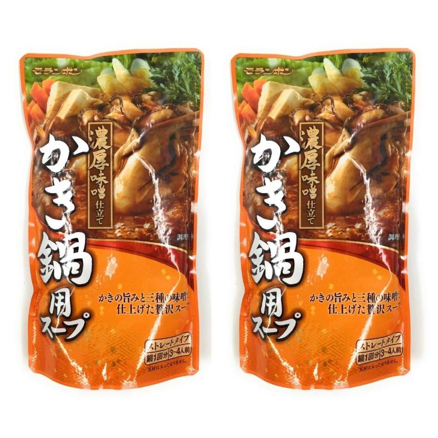 【まとめ買い】モランボン かき鍋用スープ ＜濃厚味噌仕立て＞720g×2 : ビッグマロン - 通販 - Yahoo!ショッピング