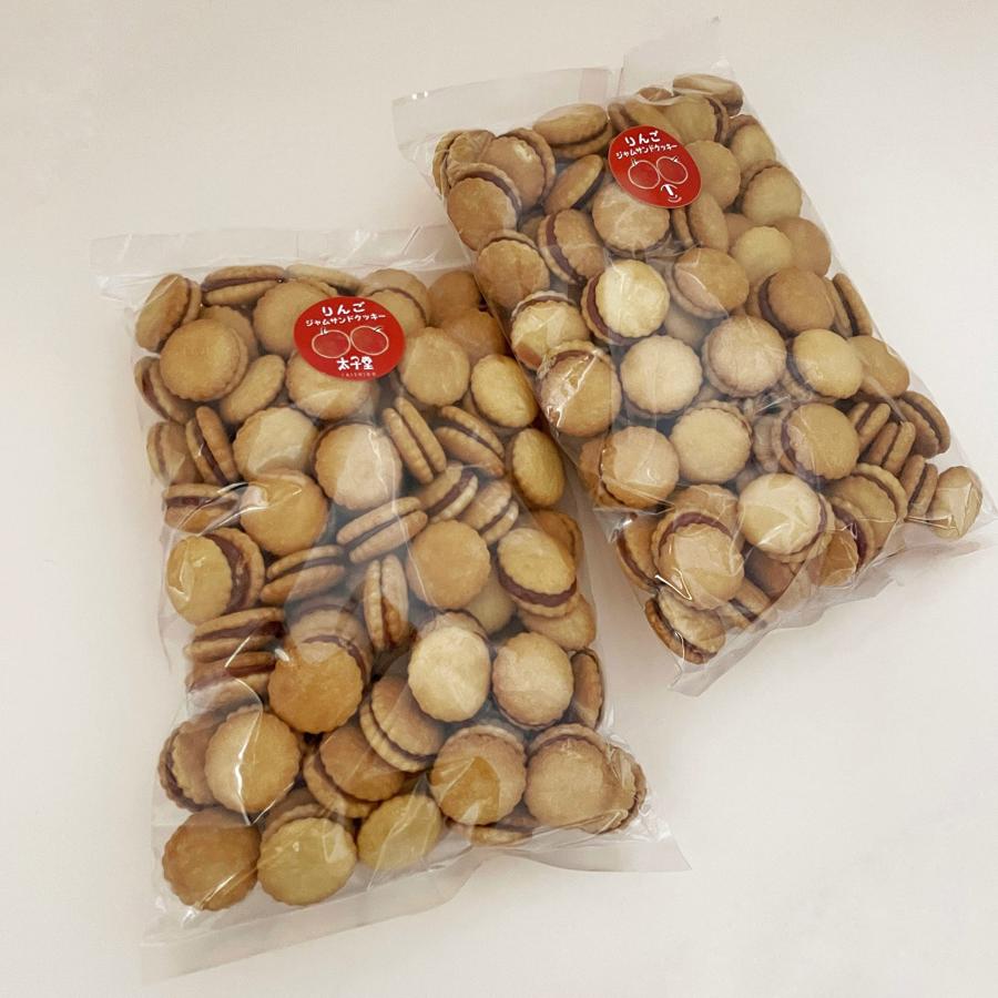 お菓子の太子堂 りんごジャムサンド クッキー 1.1kg (550g×2袋入) : ビッグマロン - 通販 - Yahoo!ショッピング