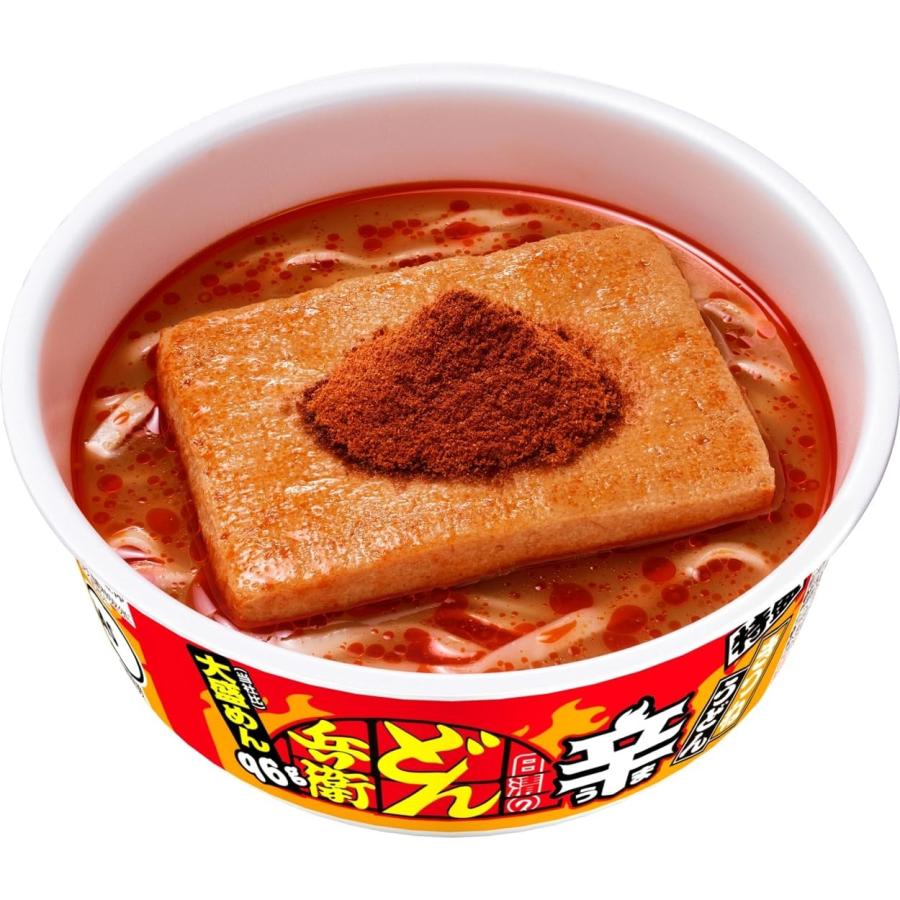 どん兵衛 日清の辛どん兵衛 特盛きつねうどん [特製辛鰹粉入り] 日清食品 カップ麺 136g ×12個 : ビッグマロン - 通販 - Yahoo!ショッピング