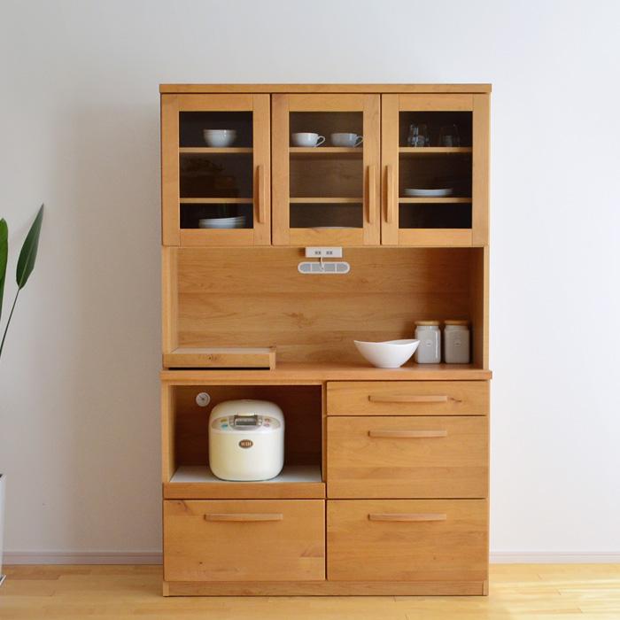 オープンダイニングボード 幅120cm HAR アルダー材 オイル仕上げ オイル塗装 天然木 食器棚 レンジボード キッチンボード ナチュラル 木製 : okz-db-har120 : 家具と ...