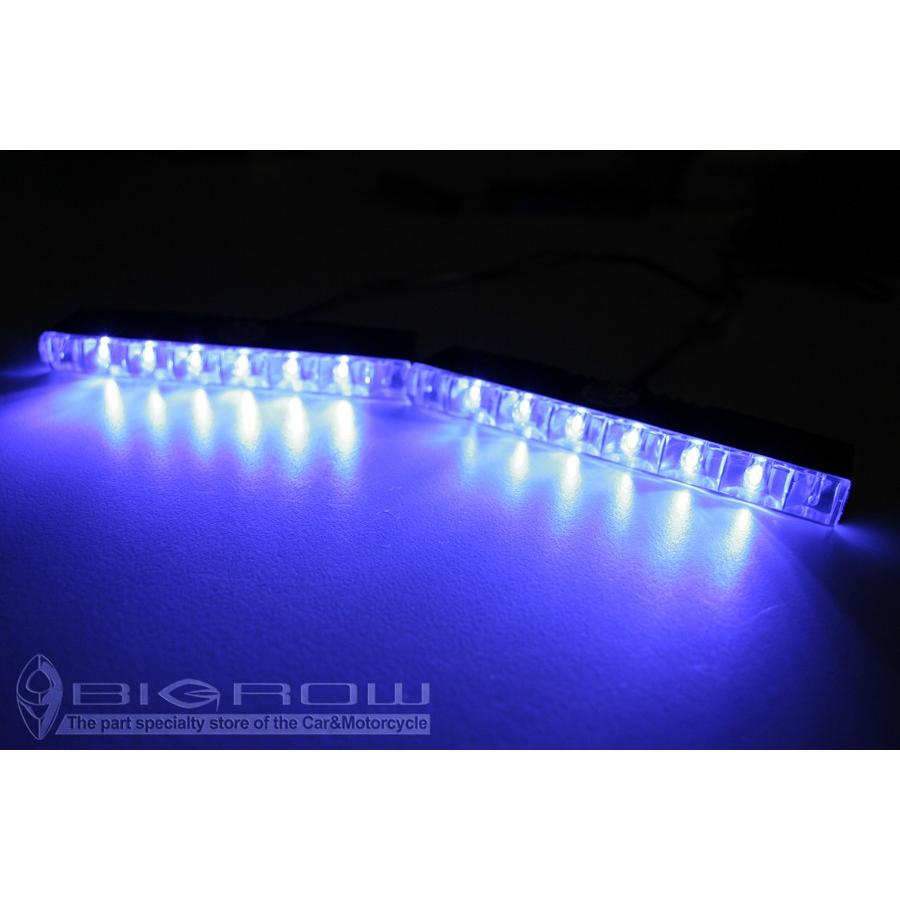 LEDデイライト ・ブルー 高輝度6LED : ビッグロウYahoo!ショップ - 通販 - Yahoo!ショッピング