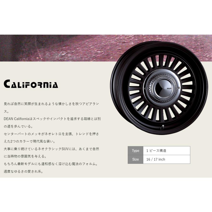CRIMSON DEAN CALIFORNIA ディーン カルフォルニア 200系 ハイエース 6.5J-16 +38 6H139.7 バーニッシュグレイ 1本価格 2本以上ご注文にて送料無料 ...