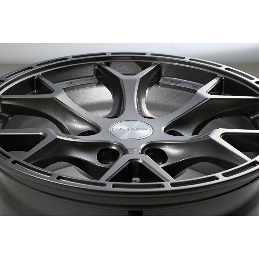 JAOS ジャオス TRIBE CLAW FJクルーザー 7.5J-17 +25 6H139.7 ガンメタリック 日本製 & グッドイヤー ラングラー AT SilentTrac 265 ...