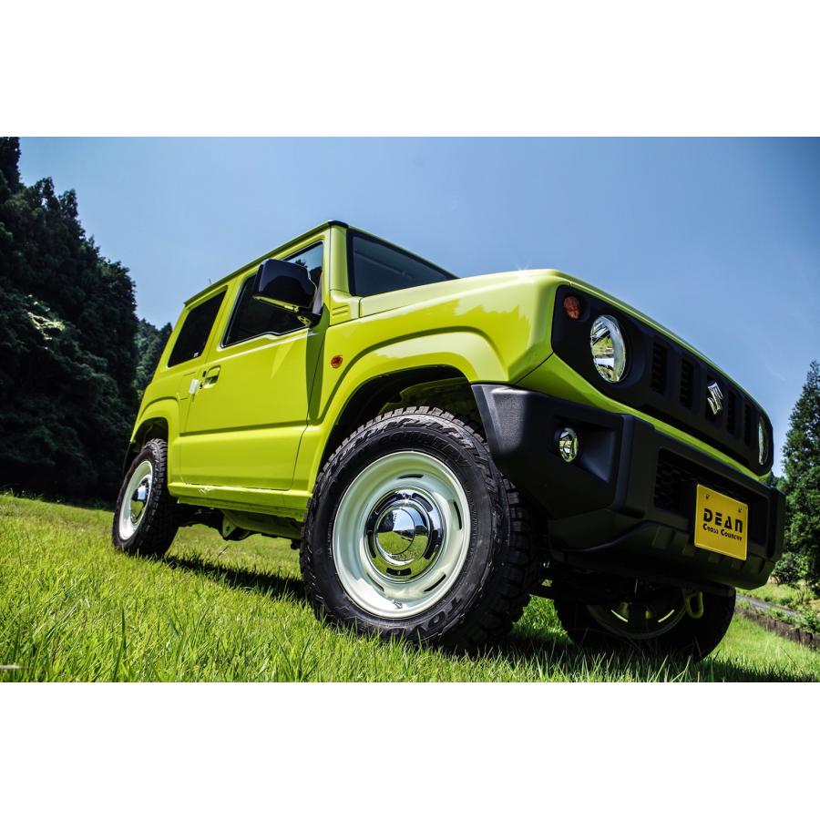CRIMSON DEAN CROSS COUNTRY クリムソン ディーン クロスカントリー ジムニー 5.5J-16 +20 5H139.7 マーガレットホワイト 4本セット 送料無料 ...