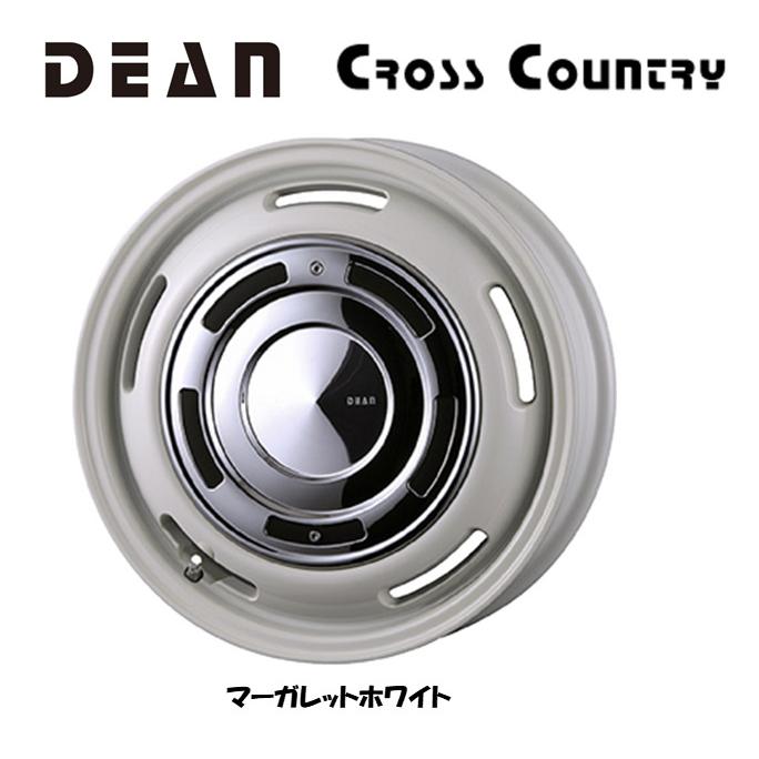 CRIMSON DEAN CROSS COUNTRY クリムソン ディーン クロスカントリー 6.0J-16 +42 4H100 マーガレットホワイト 4本セット 送料無料 : ビッグラン市毛 ...