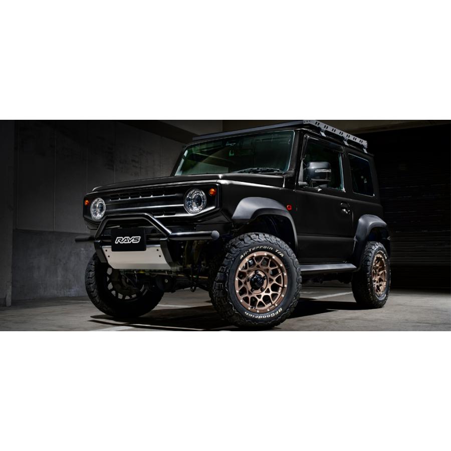 TEAM DAYTONA RAYS レイズ M8 ジムニーシエラ ジムニーO/F 6.0J-16 -5 5H139.7 ダークブロンズ 1本価格 4本以上ご注文にて送料無料 : ビッグラン市毛 ...