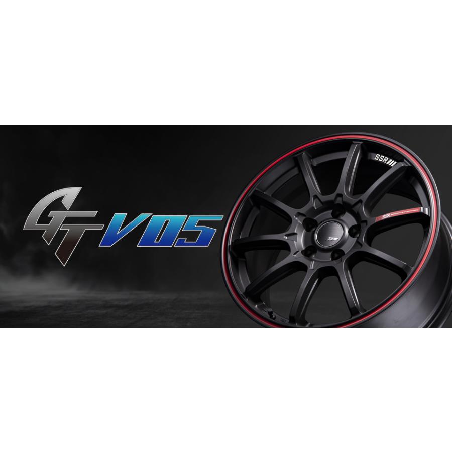 SSR GTV05 エスエスアール ジーティーブイゼロファイブ 8.0J-18 +38 5H114.3 フラットブラック/レッドライン 4本セット 送料無料 : ビッグラン市毛ヤフーショップ ...