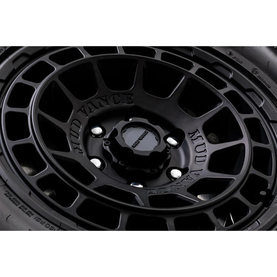 WEDS ADVENTURE MUDVANCE X Type F マッドヴァンス エックス タイプ エフ プロボックス 5.0J-14 +30 4H100 フルマットブラック 4本セット 送料 ...