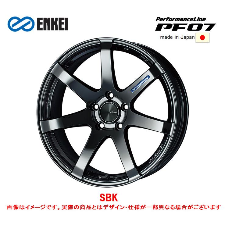 ENKEI Performance Line エンケイパフォーマンス ライン PF07 8.0J-19 +45 5H114.3 SBK 4本セット 送料無料 : ビッグラン市毛ヤフーショップ ...