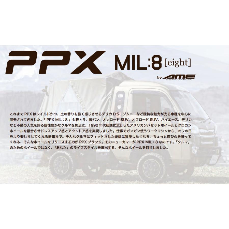 共豊 KYOHO PPX MIL8 Limited Edition 軽トラック 3.5J-12 +45 4H100 アーミーグリーン 4本セット 送料無料 : ビッグラン市毛ヤフーショップ ...