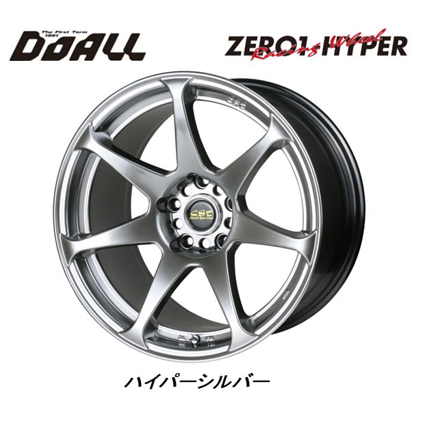 ドゥオール DOALL CST ZERO 1 HYPER 9.5J-17 +15 5H114.3 ハイパーシルバー 4本セット 送料無料 : ビッグラン市毛ヤフーショップ - 通販 ...