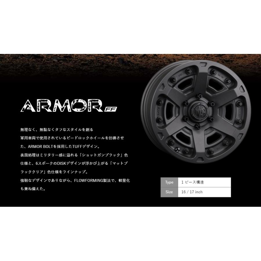 CRIMSON MG ARMOR FF クリムソン エムジー アーマー エフエフ 200系 ハイエース 7.0J-16 +38 6H139.7 マットブラッククリア 4本セット 送料無料 ...