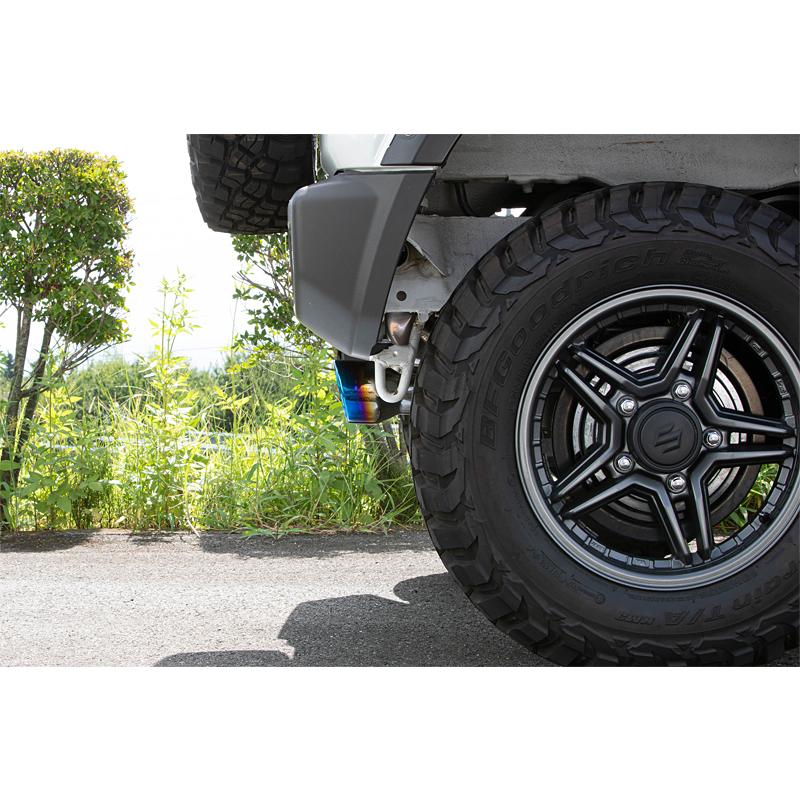 JAOS BATTLEZ ジャオス バトルズ マフラー ZS TC チタンカラー ノーマルバンパー 2018.07-24.04 ジムニー JB64系 B702513CTC : ビッグラン市毛 ...