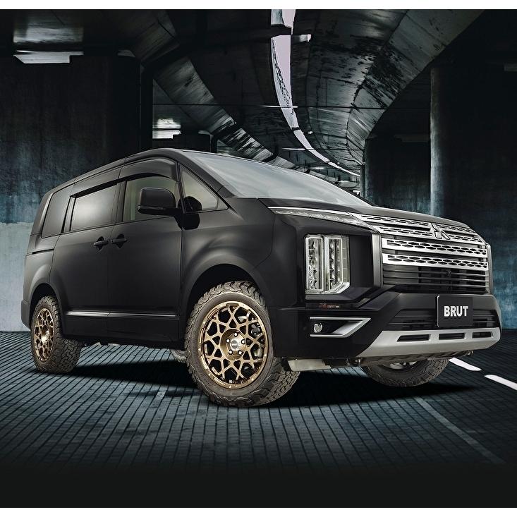 トライスターインターナショナル トライスター BRUT BR-55 ブルート br55 デリカD5 RAV4 7.5J-17 +38 ...