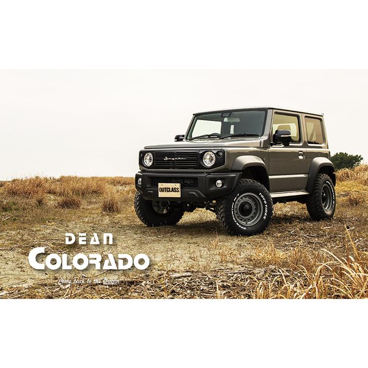 CRIMSON DEAN COLORADO クリムソン ディーン コロラド ジムニー シエラ 6.0J-15 -5 5H139.7 マットチャコールブラック 4本セット 送料無料 : ビッグ ...