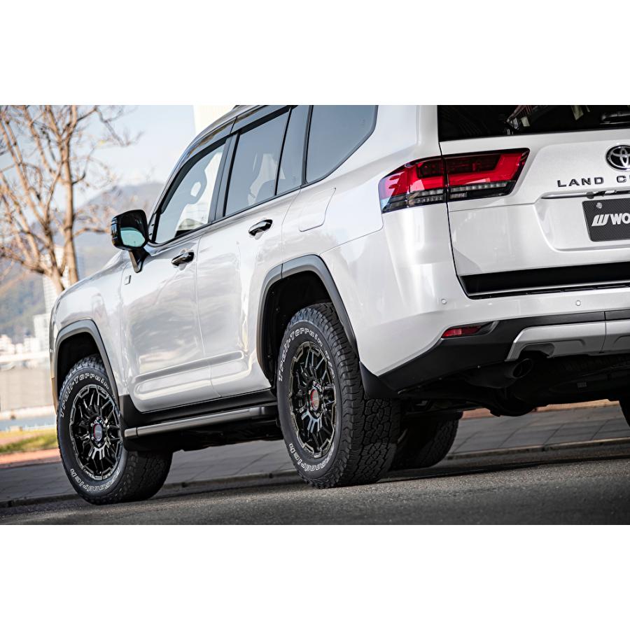 WORK CRAG LCG ワーク エルシージー ランクル300 8.0J-18 +52 6H139.7 ブラックカットクリアブラックピアスマシニング 1本価格 4本以上ご注文にて送料無料 ...