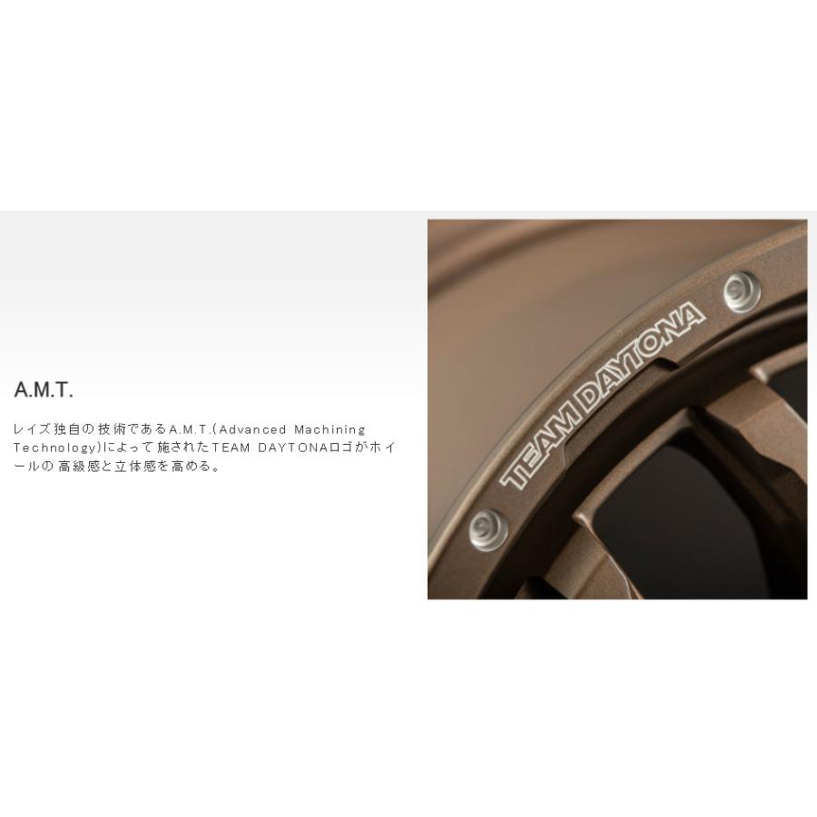 TEAM DAYTONA RAYS レイズ F6 Boost 150系 プラド 8.0J-17 +20 6H139.7 セミグロスブラック N1 1本価格 4本以上ご注文にて送料無料 ...