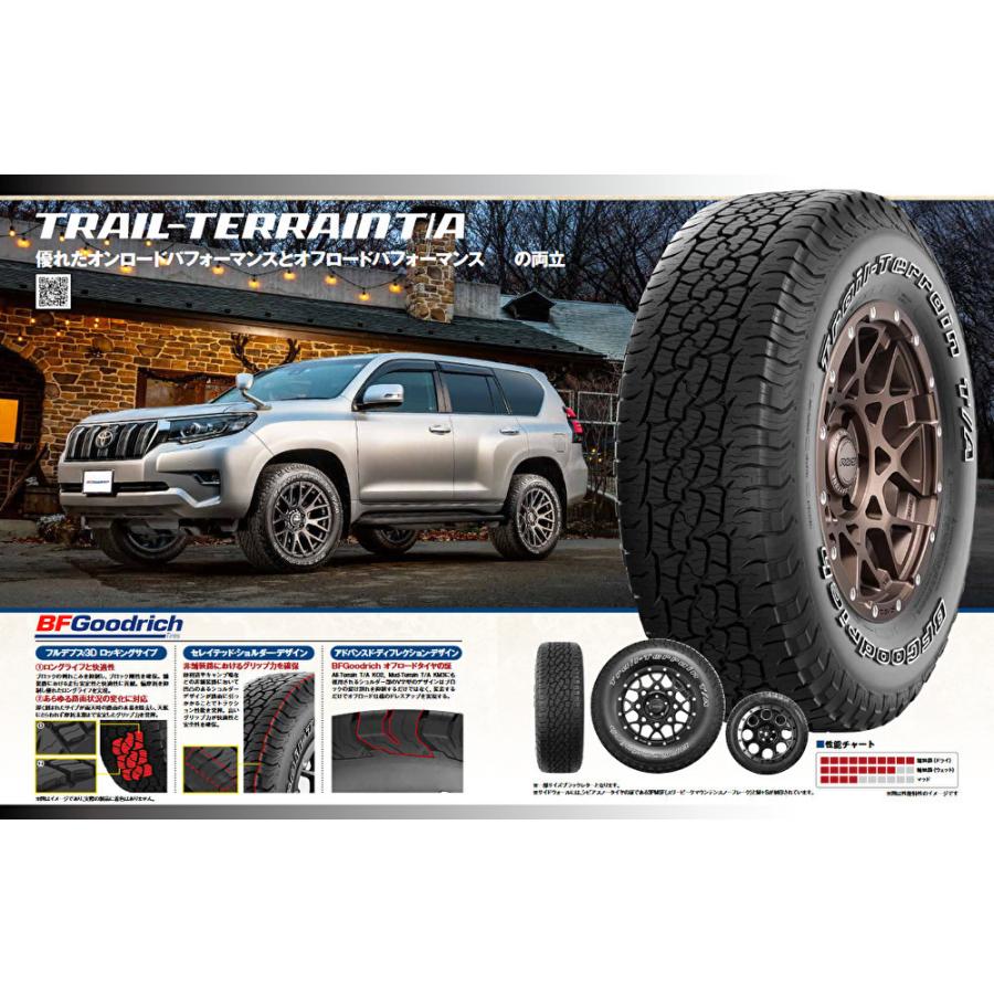 TEAM DAYTONA RAYS レイズ M8 7.0J-17 +40/+32 5H114.3 マットブラック & BFGoodrich Trail-Terrain T/A 215 ...