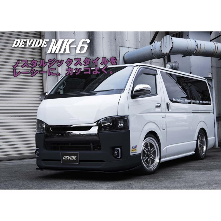 SSR DEVIDE MK-6 ディバイド マークシックス 200系 ハイエース 8.0J-18 +38 6H139.7 ダークガンメタポリッシュ 4本セット 送料無料 : ビッグラン市毛 ...