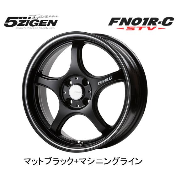 5ZIGEN PRORACER ゴジゲン プロレーサー FN01R-C STV 6.0J-16 +38/+45 4H100 マットブラック ...