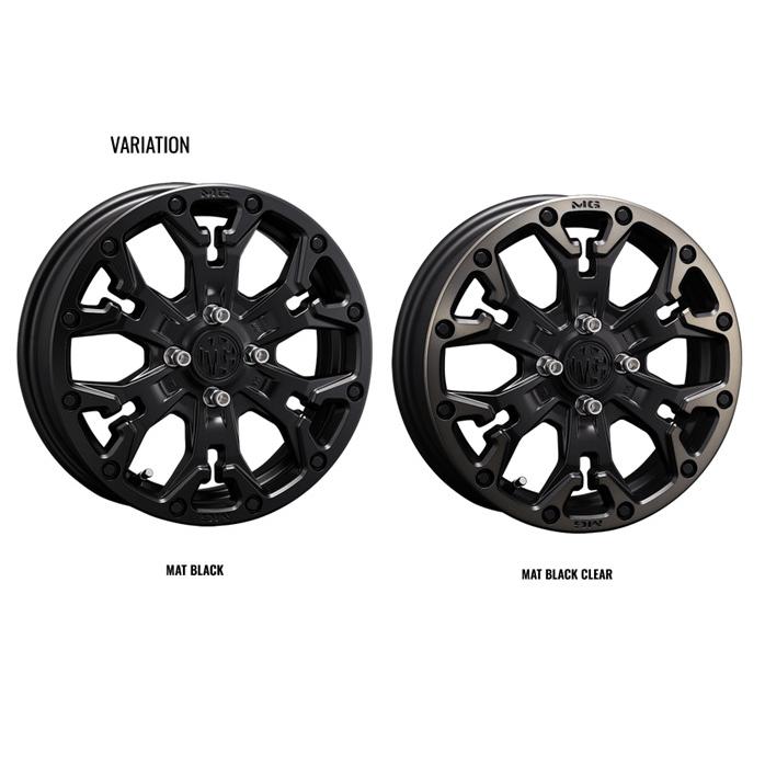 CRIMSON MG GOLEM Jr. クリムソン エムジー ゴーレム ジュニア 軽自動車 4.5J-15 +43 4H100 マットブラッククリア 4本セット 送料無料 : ビッグラン市毛 ...