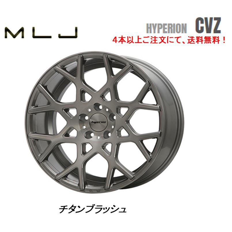 MLJ HYPERION CVZ ハイペリオン シーブイゼット 9.0J-22 +38 5H114.3 チタンブラッシュ 4本以上ご注文にて ...