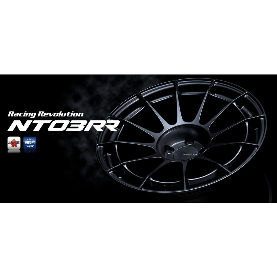ENKEI Racing Revolution エンケイ レーシング レボリューション NT03RR 9.0J-18 +40 5H100 マットダークガンメタリック 4本セット 送料無料 ...