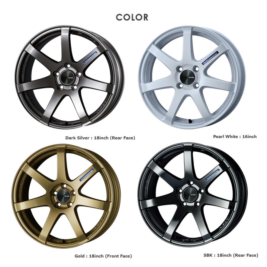 ENKEI Performance Line エンケイパフォーマンス ライン PF07 8.0J-18 +35/+45 5H100 ダークシルバー 4本セット 送料無料 : ビッグラン市毛 ...