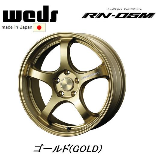 WEDS WedsSport ウェッズスポーツ RN-05M 8.5J-18 +52 5H114.3 ゴールド GOLD 日本製 4本SET 送料無料 : ビッグラン市毛Yahoo!店 ...