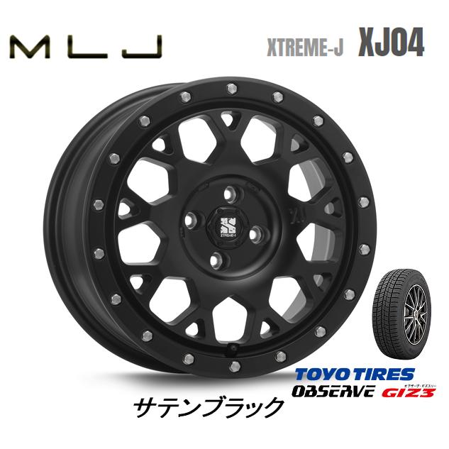 2024年製 トーヨー OBSERVE GIZ3 オブザーブ ギズスリー 165/65R15 81Q & MLJ XTREME-J XJ04 mlj エクストリーム j xj04 4.5J ...