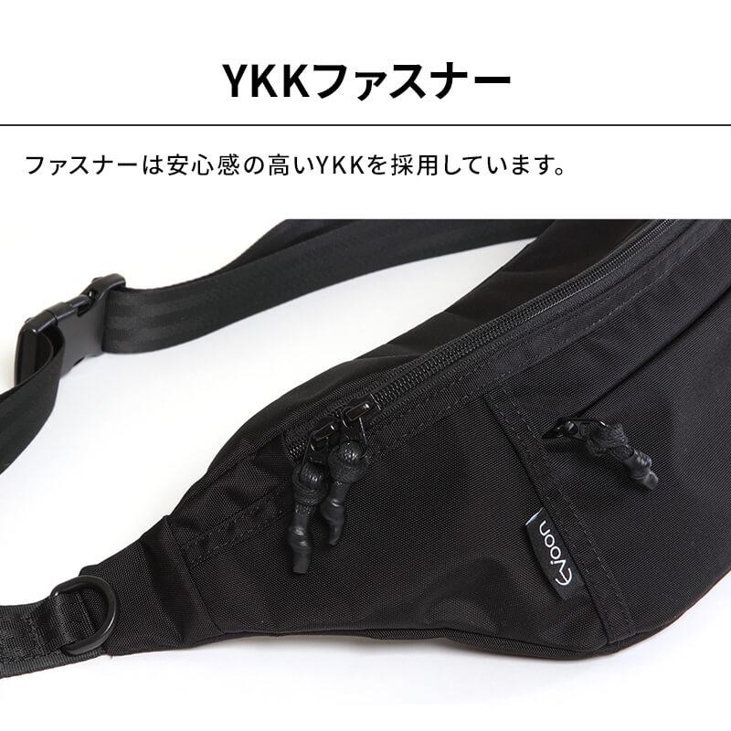 Evoon 公式 マルチボディバッグ ブラック ボディバッグ メンズ 男性 撥水 バックル YKK Dカン 軽量 多収納 シンプル おしゃれ 人気 送料無料 : Evoon Yahoo!店 ...