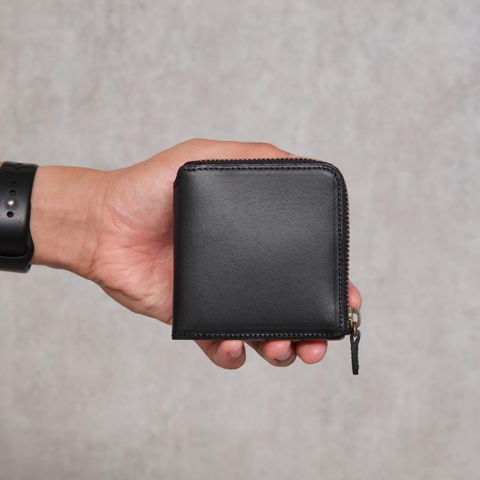 Evoon 公式 L字二つ折り財布 Vellda L-zip メンズ 男性 財布 サイフ ウォレット レザー 本革 ブルガロ ヌメ革 小さめ スマート YKK 人気 おしゃれ 送料無料 ...