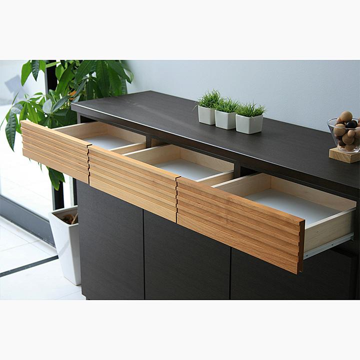 フィー 120サイドボード FE SIDE BOARD リビングボード キャビネット リビング収納 日本製 完成品 モダン 北欧 ミッド ...