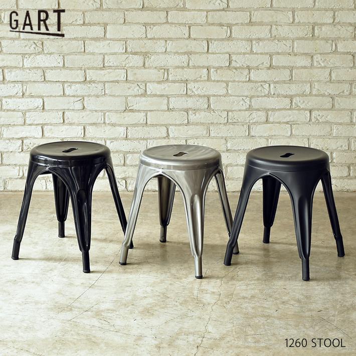 GART 1260スツール ガルト モッシュ MOSH スツール チェア 椅子 イス 円形 丸型 スタッキング スチール 黒 ブラック クリア インダストリアル 西海岸 店舗什器 : 家具の ...