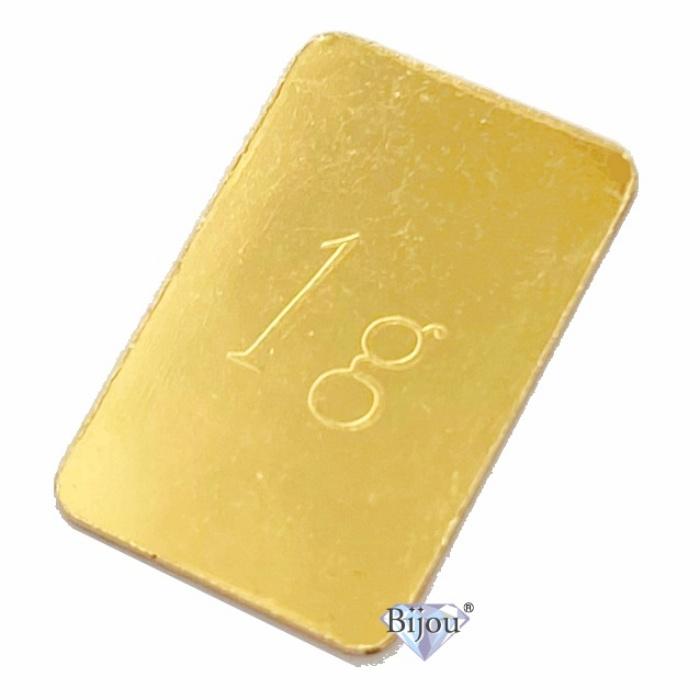 純金 インゴット 24金 田中貴金属 1g K24 ゴールド バー 延べ棒 クリアケース付 保証書付き : gold-ingot-t01-1 : Bijou.com(ビジュードットコム ...