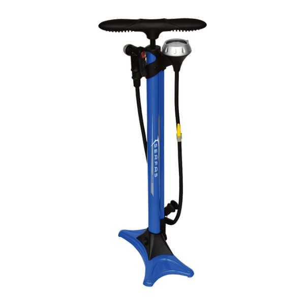 SERFAS サーファス FP-200 フロアポンプ ブルー : sfs-046714 : サイクルショップ バイクキング - 通販 - Yahoo!ショッピング