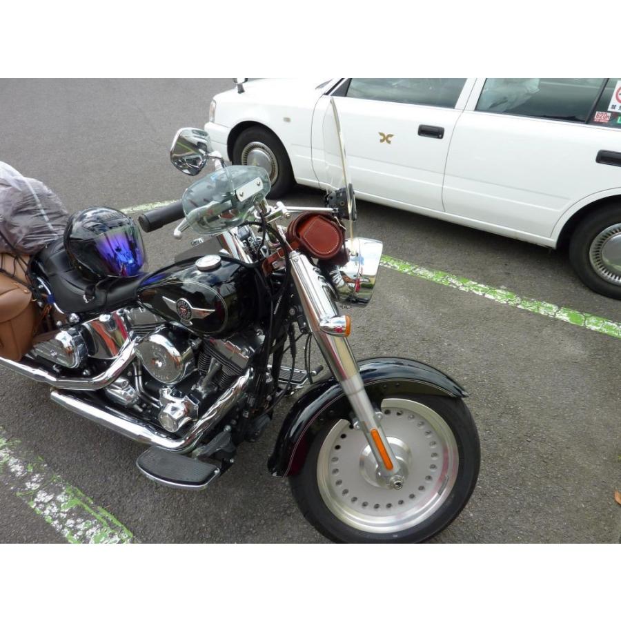 ワールドウォーク 1年保証付き HD ハーレー FLSTF ファットボーイ WS-07N バイク ナックルガード 汎用 ナックルバイザー 風防 カスタム : ワールドウォーク Yahoo!店 ...