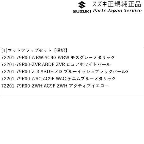 スズキ MK33V系スペーシアベース 124. マッドフラップセット SPACIA_BASE SUZUKI : パーツジャパンサービス Yahoo!店 - 通販 - Yahoo!ショッピング