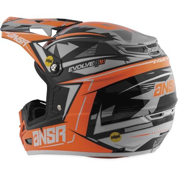 \全品15%+1500円★3/21（土）限定／ アンサー EVOLVE 4 MIPS HELMET モトクロス ヘルメット オフロード かっこ ...