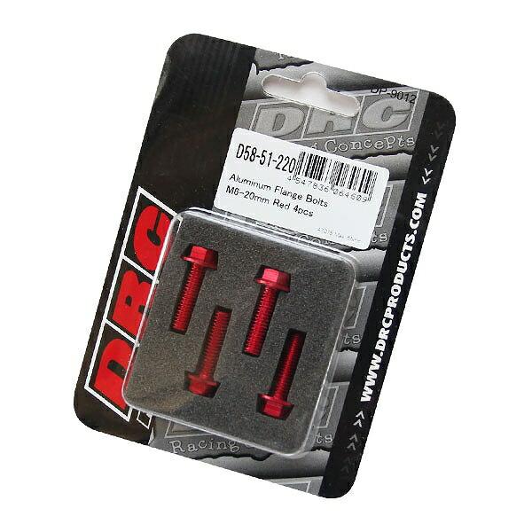 アルパインスターズ（alpinestars） DRC ダートフリーク D58-51-220 M6 アルミフランジボルト レッド 赤 4個 ...