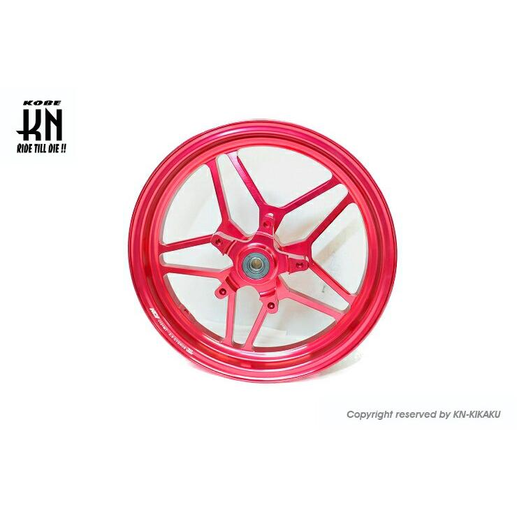 KN企画 C3-NCY-FG01RD NCY 鍛造アルミホイール前後セット レッド シグナスX用 タイヤ用 : バイクマン 2号店 - 通販 ...