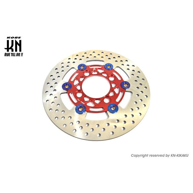 KN企画 KN-PXDK-220RD フローティングディスクローター レッド 220mm PCX125/150 ディオ110 SHモード グロム モンキー125 : バイクマン 2号店 ...