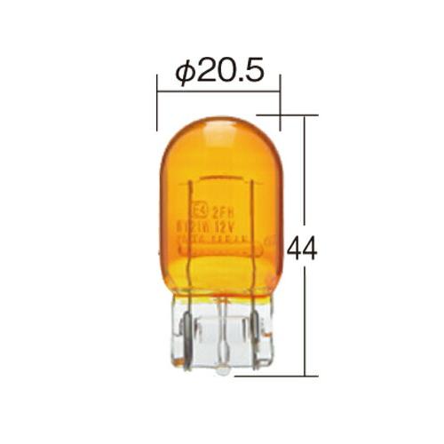KOITO コイト 1870A ウインカーランプ用 ノーマル白熱バルブ WY21W アンバー 12V 21W T20 1個 電球 車 自動車 ...
