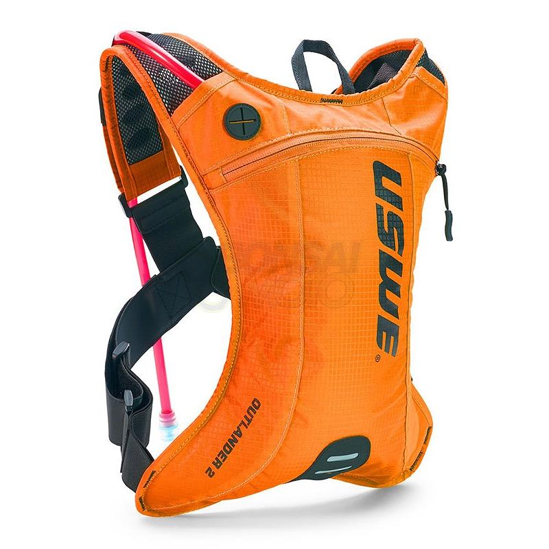 USWE ユースウィー C-2021006 アウトランダー2 超軽量コンパクト 1.5Lハイドレーションパック付属 ファクトリーオレンジ リュックサック 鞄 かばん 給水 : バイクマン ...