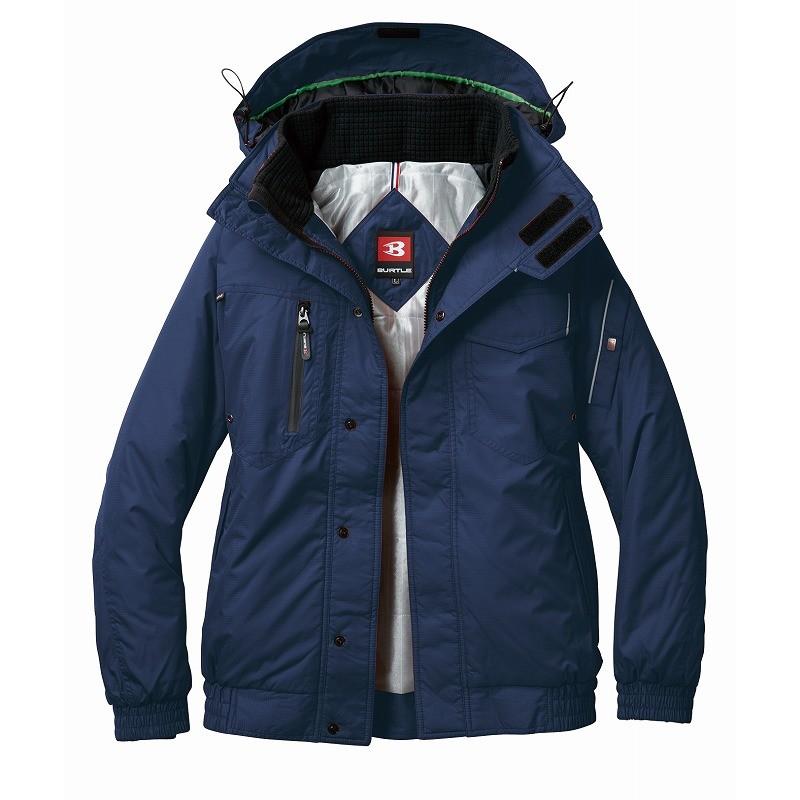 バートル 7210 防寒大型フード付 ネイビー 5Lサイズ 秋冬用 ジャンバー ジャケット 制電ケア 作業服 作業着 7210シリーズ : brtl-7210-3-5l : バイクマン ...