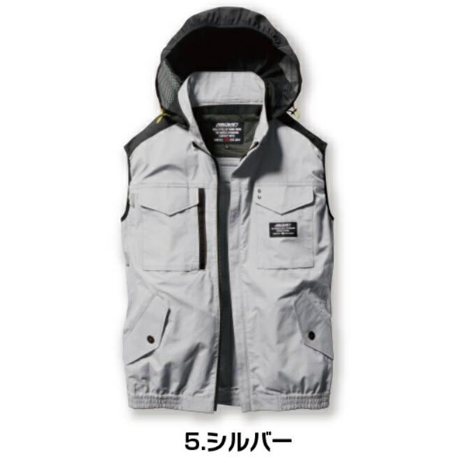 バートル AC1184 エアークラフトベスト 5/シルバー XLサイズ メンズ 春夏用 AC1181シリーズ 袖なし 綿 作業服 作業着 : バイクマン - 通販 - Yahoo!ショッピング